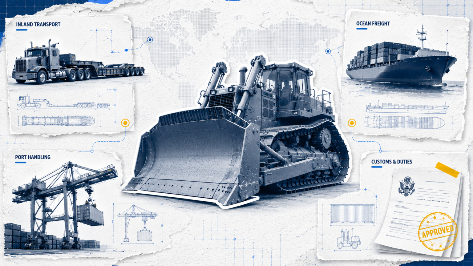 A Guide to Shipping Heavy Machinery Overseas | Dedola